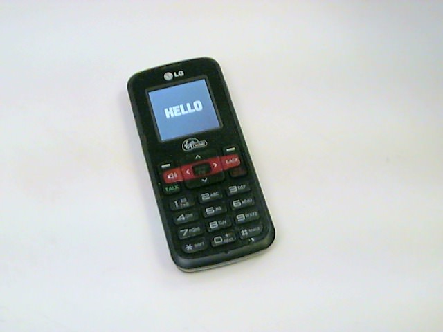 PayLo by Virgin Mobile - LG 101 No-Contract Mobile Phone - Black, Bad ESN